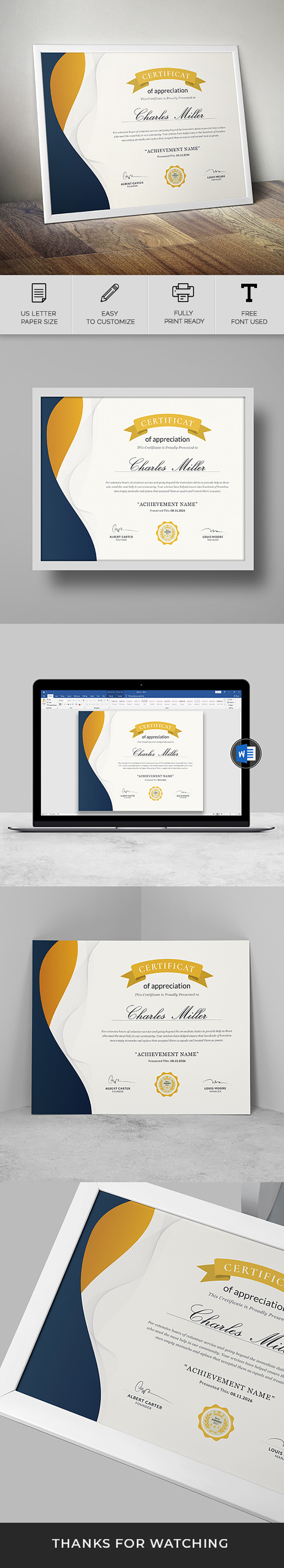 Certificate Template Canva #353636 - TemplateMonster