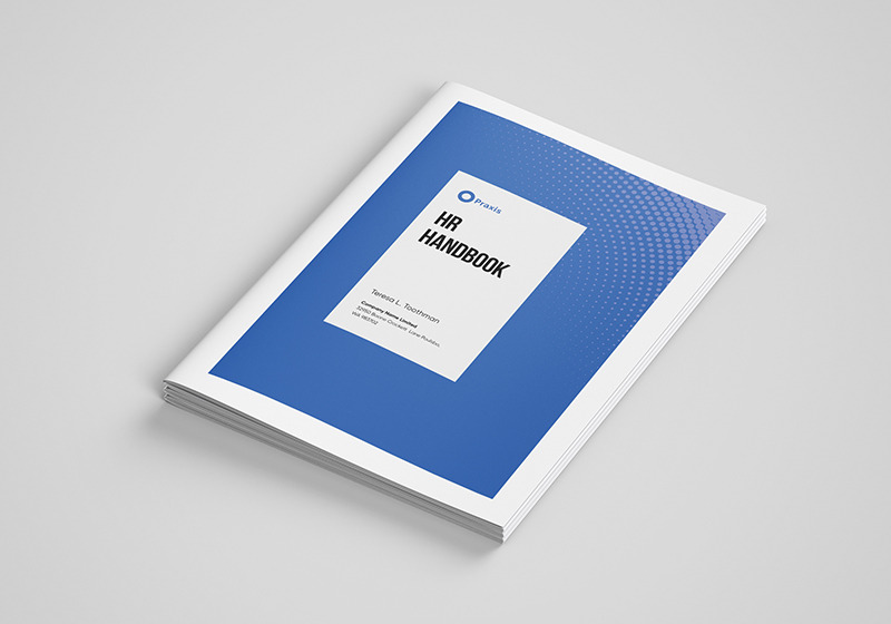 HR / Employee Handbook Template #309284 - TemplateMonster