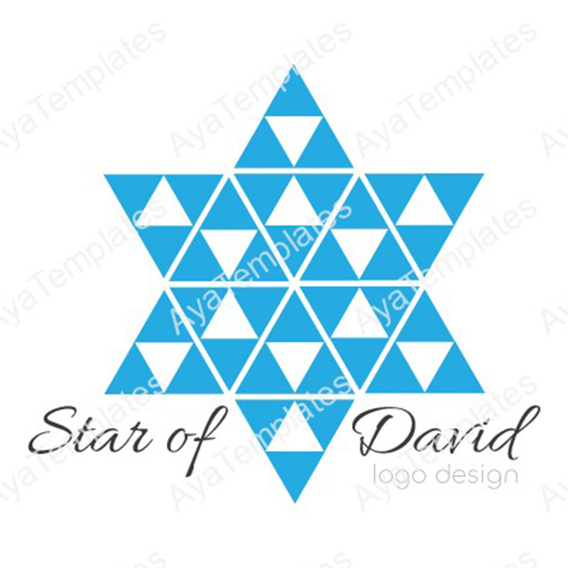Star of David Logo Design Template #372685 - TemplateMonster