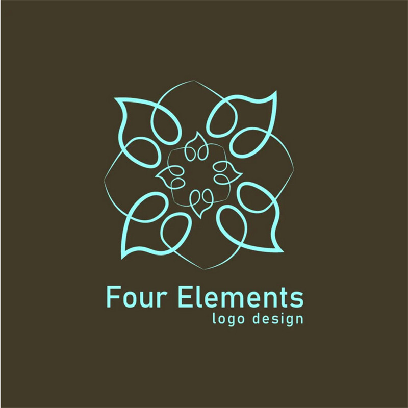Four Elements Logo Design Template #366158 - TemplateMonster