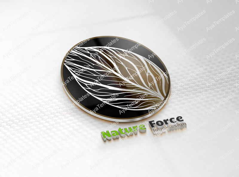 Nature Force Logo Design Template #372522 - TemplateMonster