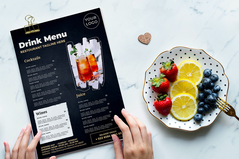 Restaurant Menu - Double Side #293530 - TemplateMonster