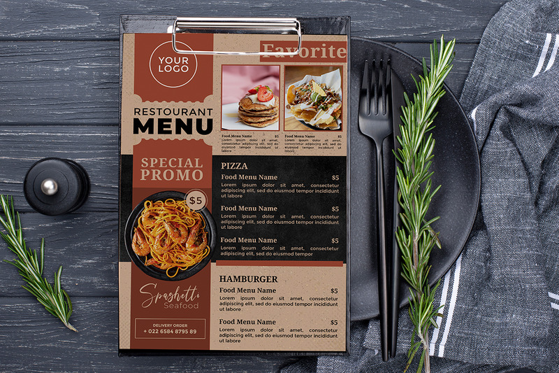 FREE - Food Menu Template #293866 - TemplateMonster