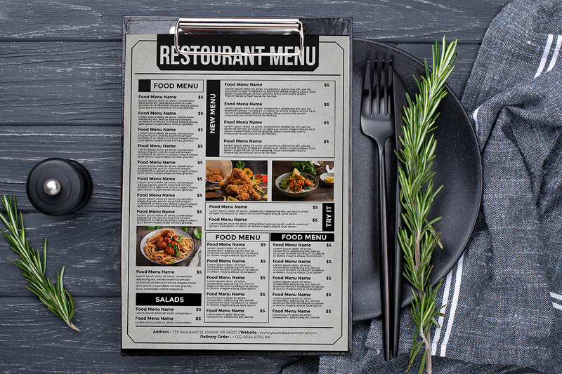 Classic Restaurant Menu Template #295359 - TemplateMonster