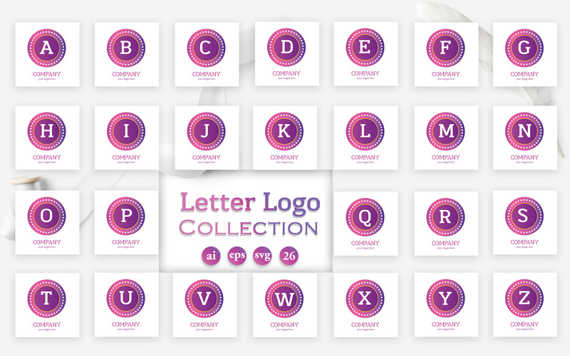 Best Letter Design Collection Logo Template