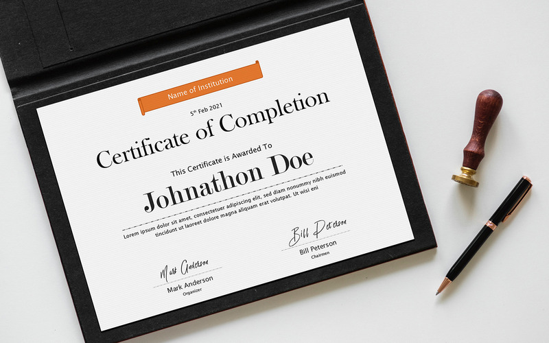 Mark - Certificate Template #164962 - TemplateMonster