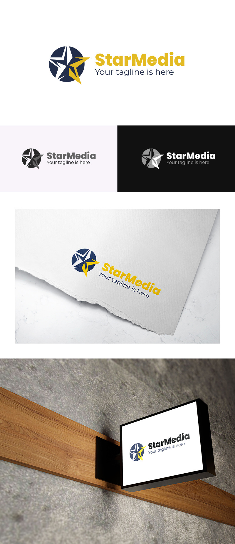 Startmedia - Logo Design Template #186811 - TemplateMonster
