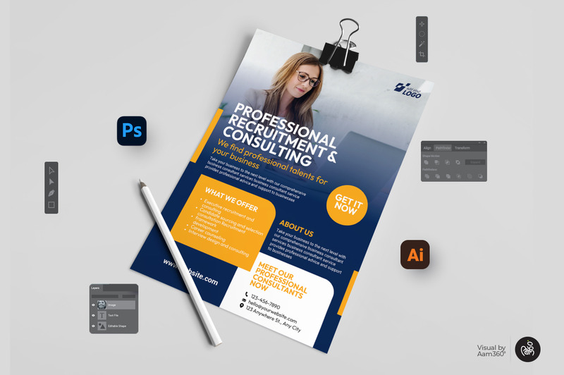 Business Consultant Service flyer Template_V02