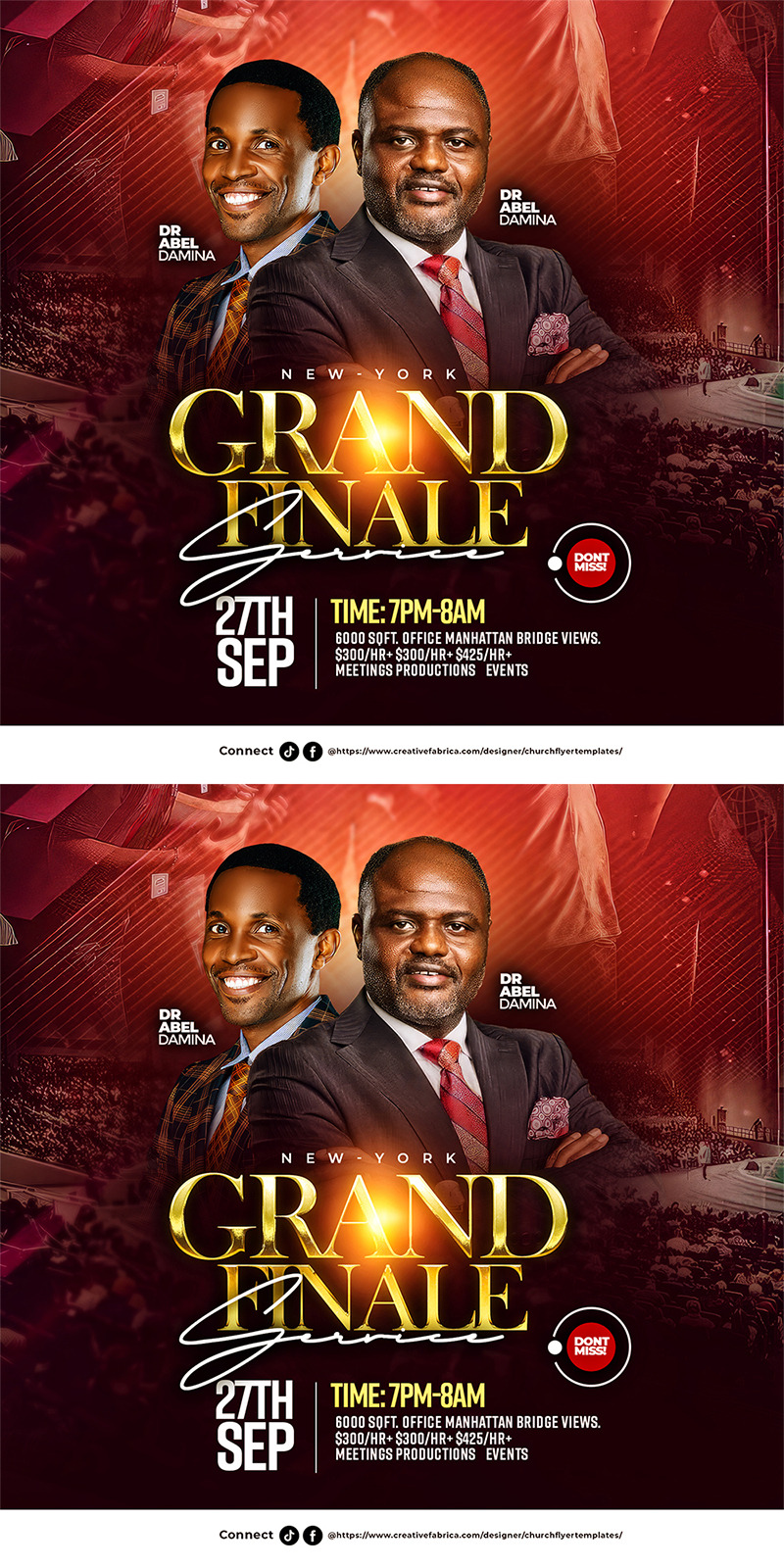 Grand finale church flyer template #474305 - TemplateMonster
