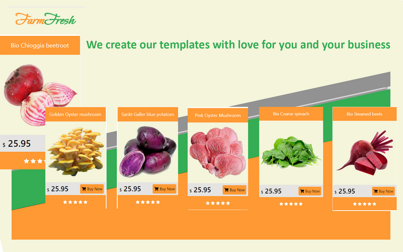 Eco Food - Responsive HTML Bootstrap eCommerce Template