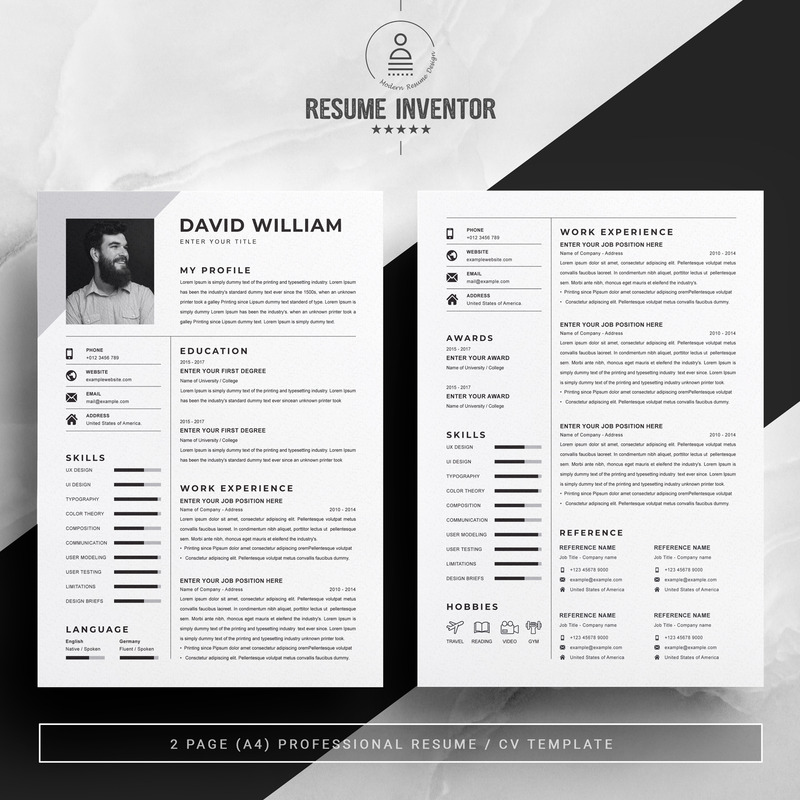 David William / Resume Template #232009 - TemplateMonster