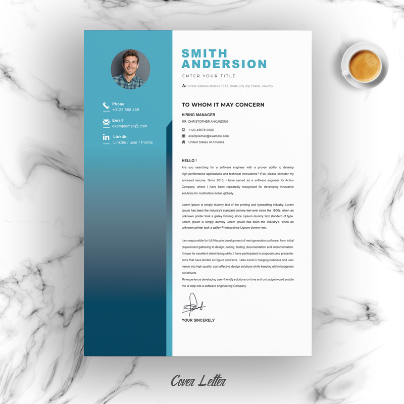 Smith / Resume CV Template #227293 - TemplateMonster