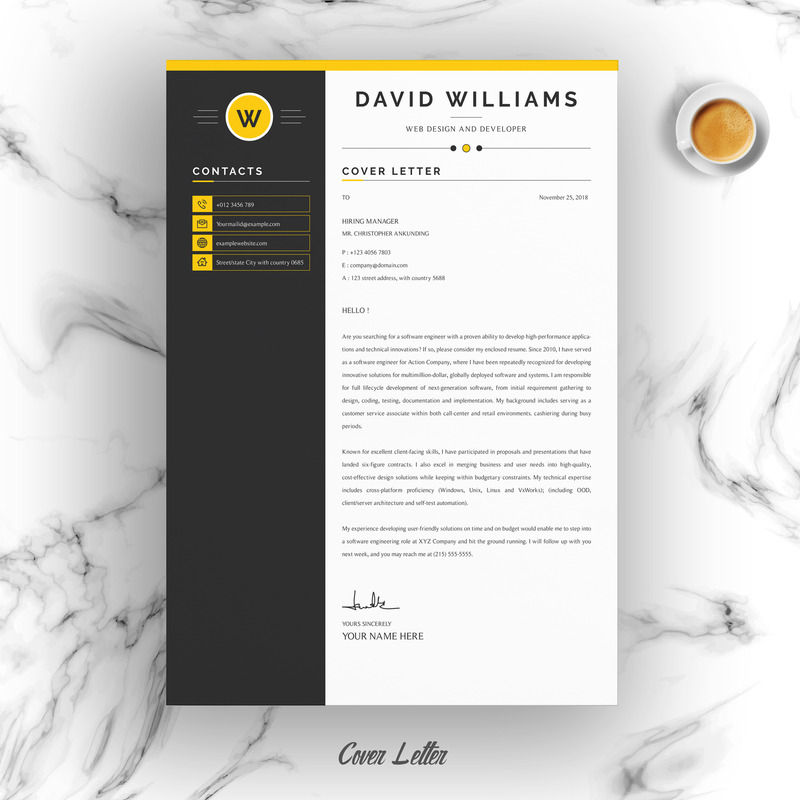David Williams / CV Template #218143 - TemplateMonster