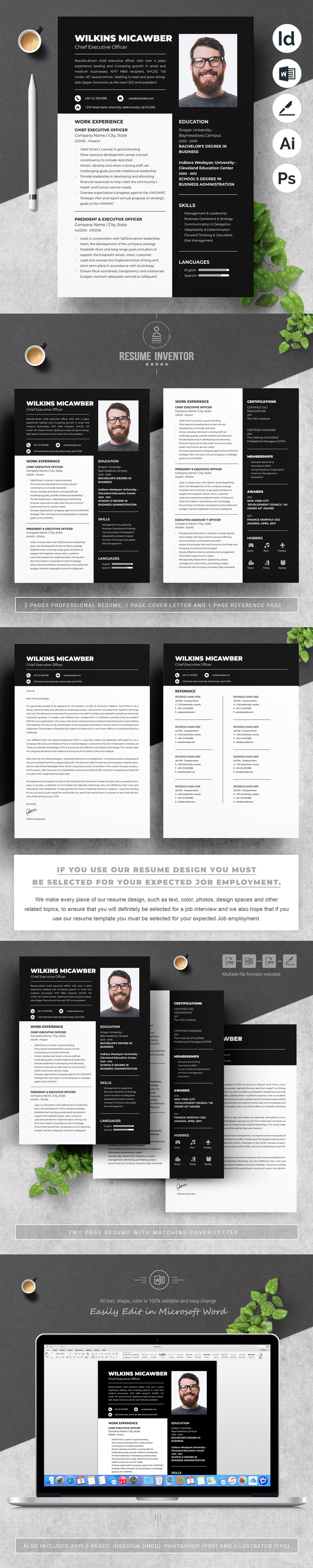 Customizable CV Design Template #436641 - TemplateMonster