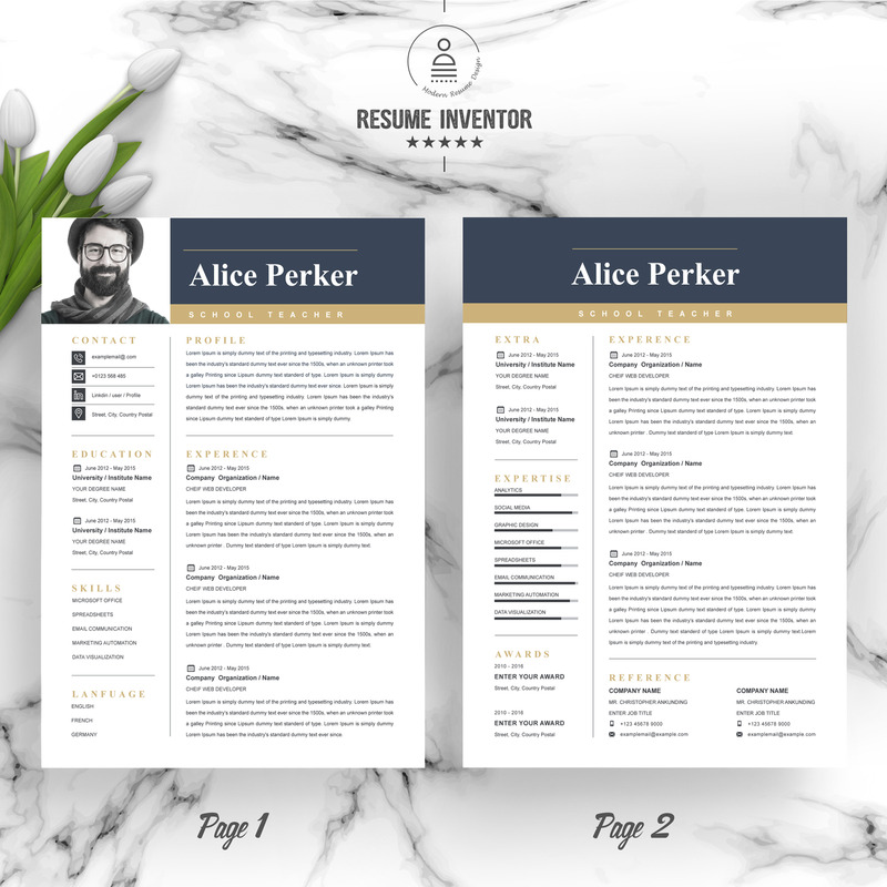 Alice Perker / CV Template #226119 - TemplateMonster