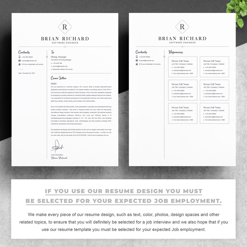 Brian Richard / Clean Resume Template - TemplateMonster
