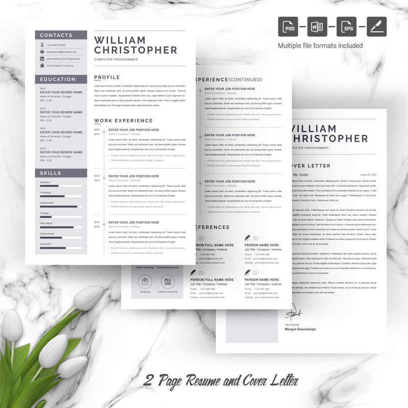 Christopher / Modern Resume #221876 - TemplateMonster