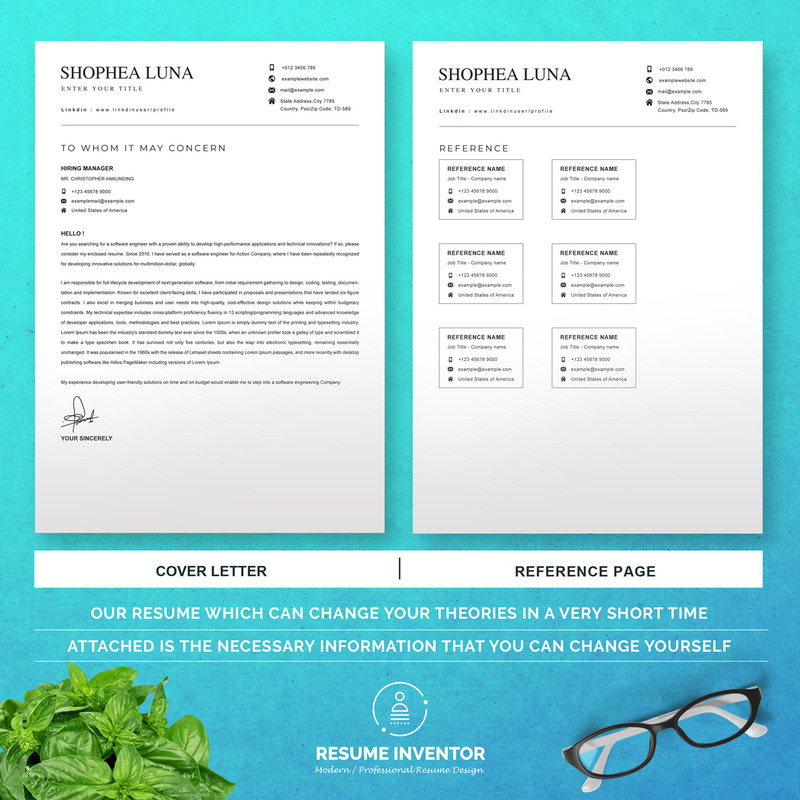 Luna / Clean Resume Template #232008 - TemplateMonster