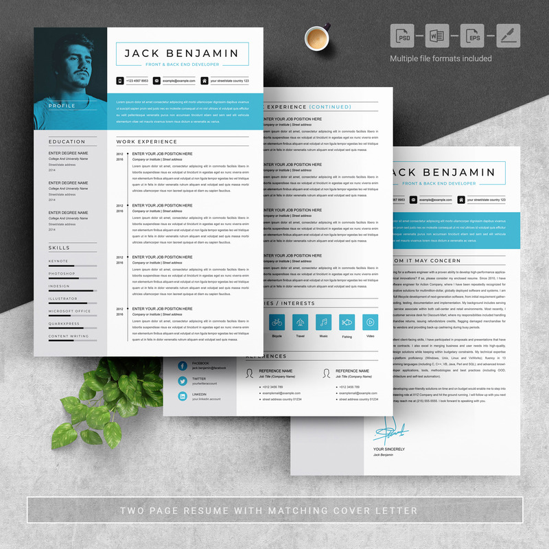 Jack Benjamian / CV Template #190087 - TemplateMonster
