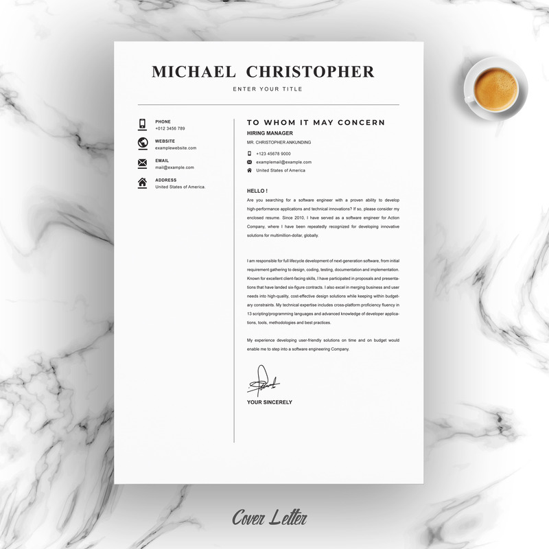 Michael / CV Resume Template #230848 - TemplateMonster