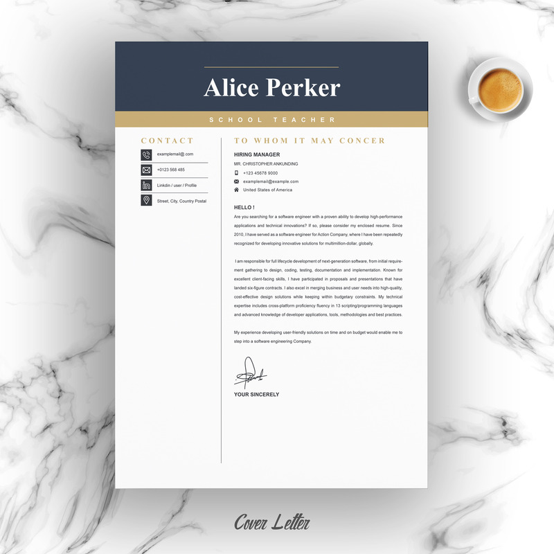 Alice Perker / CV Template #226119 - TemplateMonster