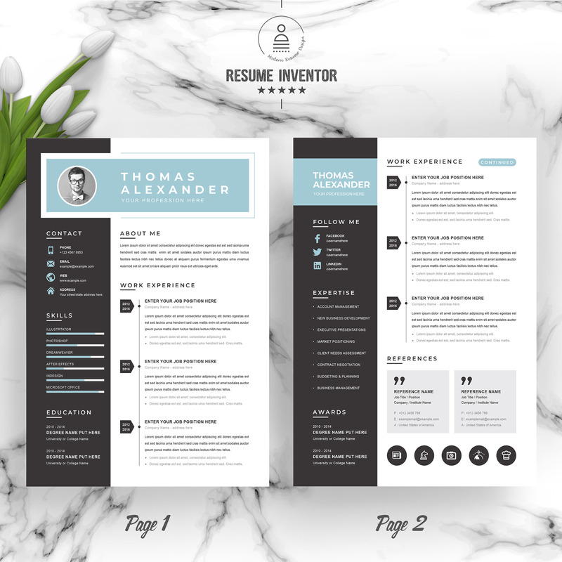 Thomas / Printable Resume Templates #186177 - TemplateMonster