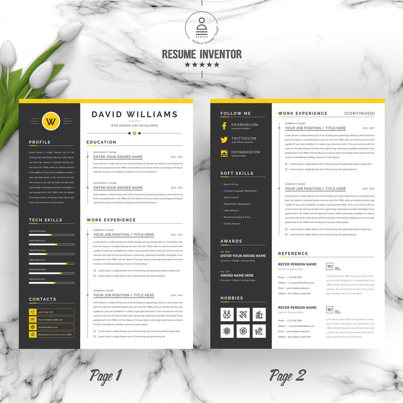 David Williams / CV Template #218143 - TemplateMonster