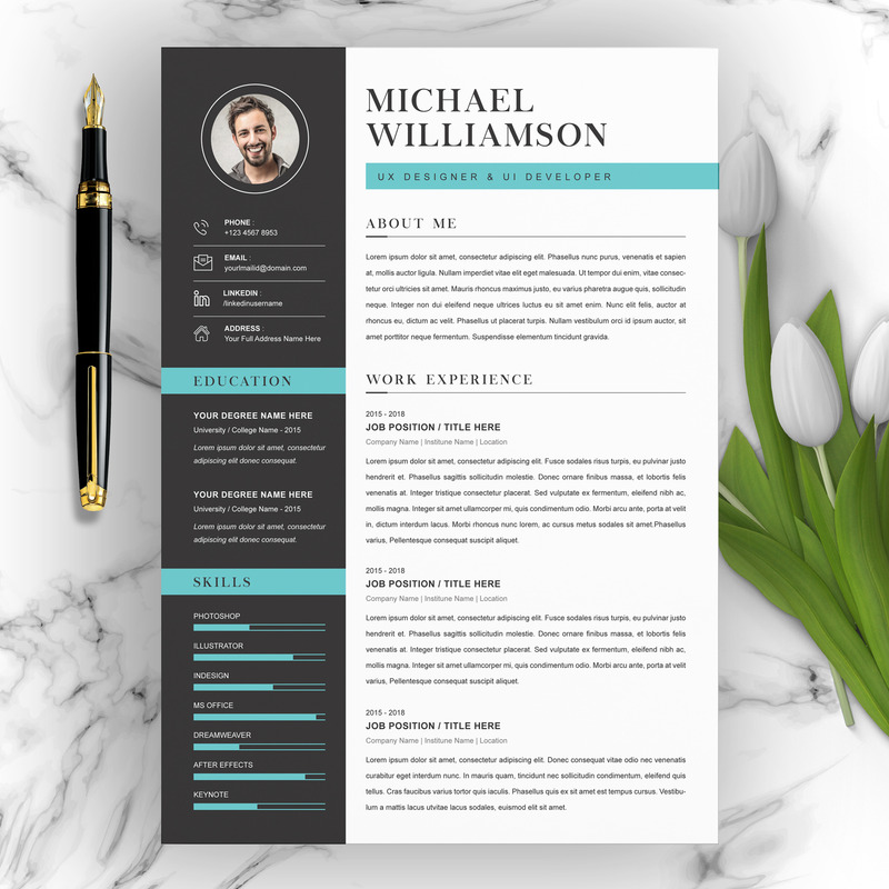 Michael Williamson / CV Template #221877 - TemplateMonster