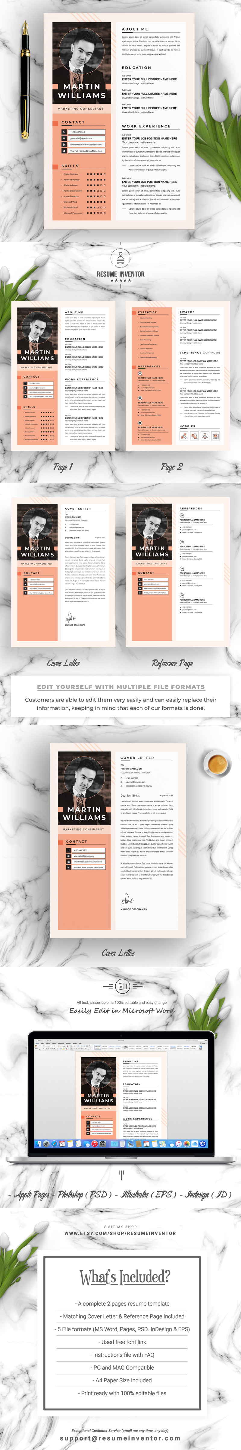 Modern and Creative Resume Template Layout - TemplateMonster