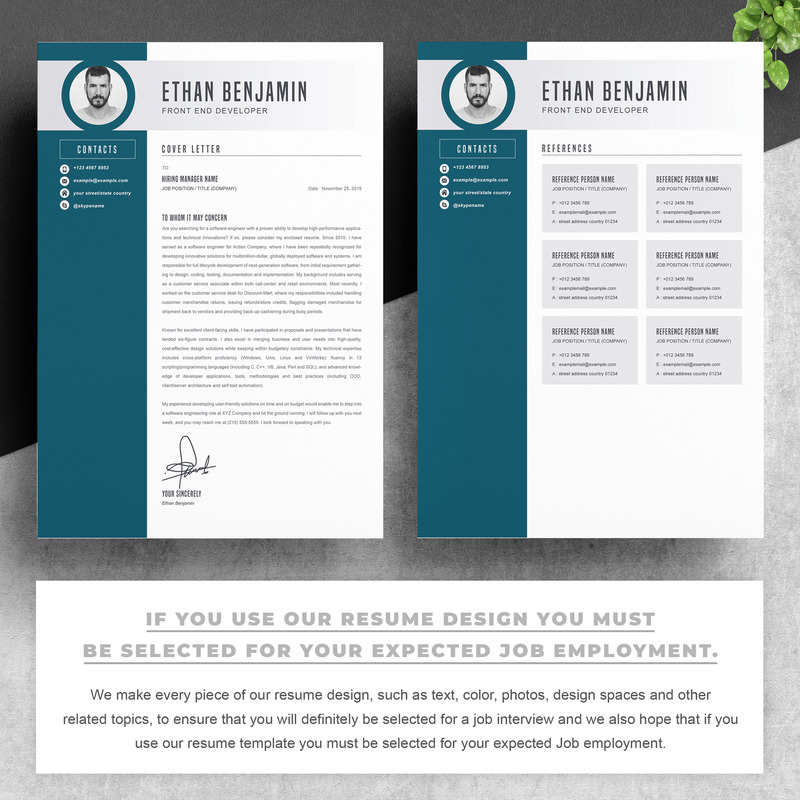 Ethan Benjamin / CV Template #192824 - TemplateMonster
