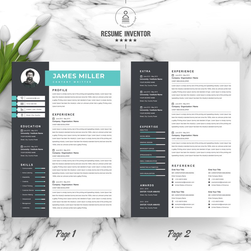 James Miller / CV Template #226126 - TemplateMonster