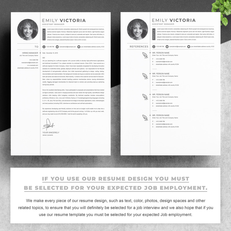Emily Victoria / CV Template #190086 - TemplateMonster