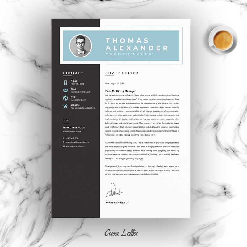 Thomas / Printable Resume Templates #186177 - TemplateMonster
