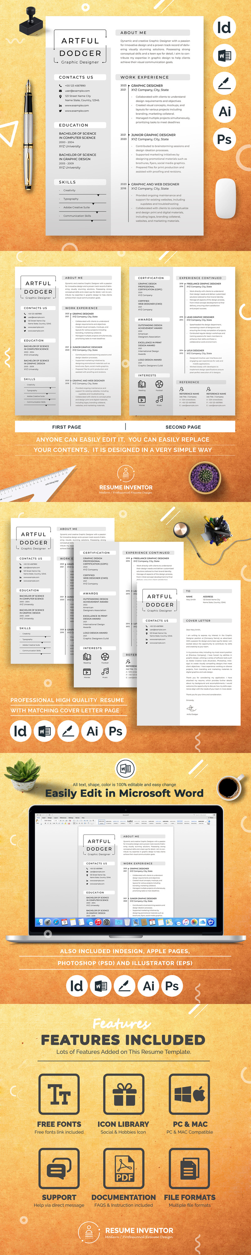Clean & Bold Professional Resume - TemplateMonster