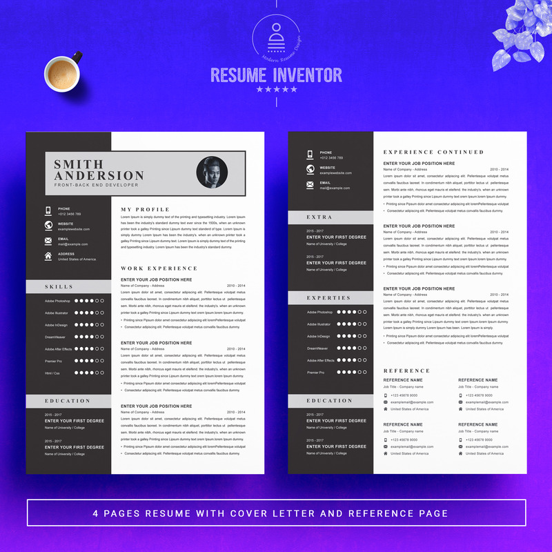 Smith Andersion / CV Template #230847 - TemplateMonster