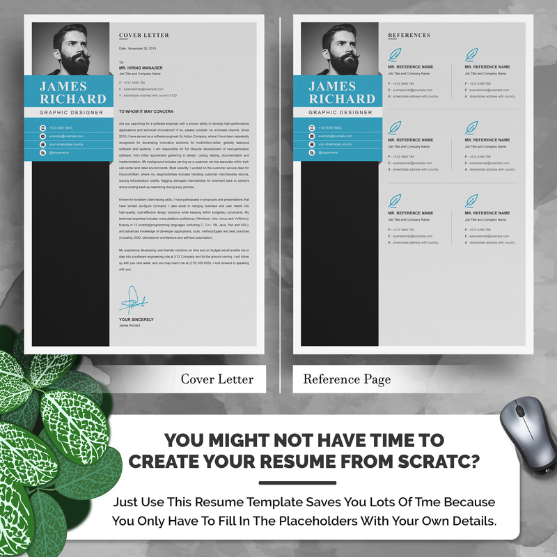 James Richard / CV Template #193242 - TemplateMonster