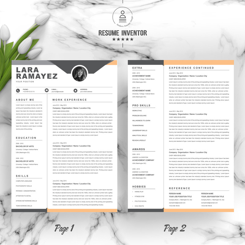 Lara Ramayez / CV Template #195820 - TemplateMonster