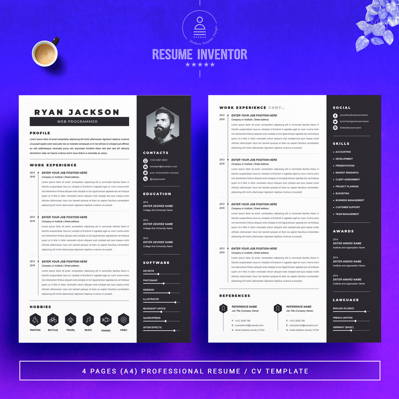 Ryan Jackson / Resume Template #192823 - TemplateMonster