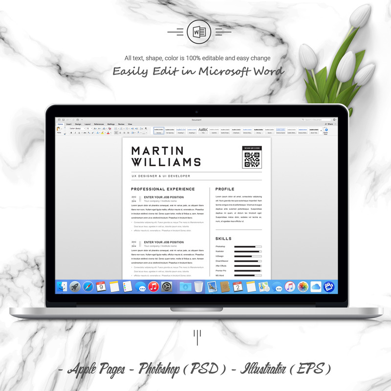 Martin / Modern Resume Template #222753 - TemplateMonster