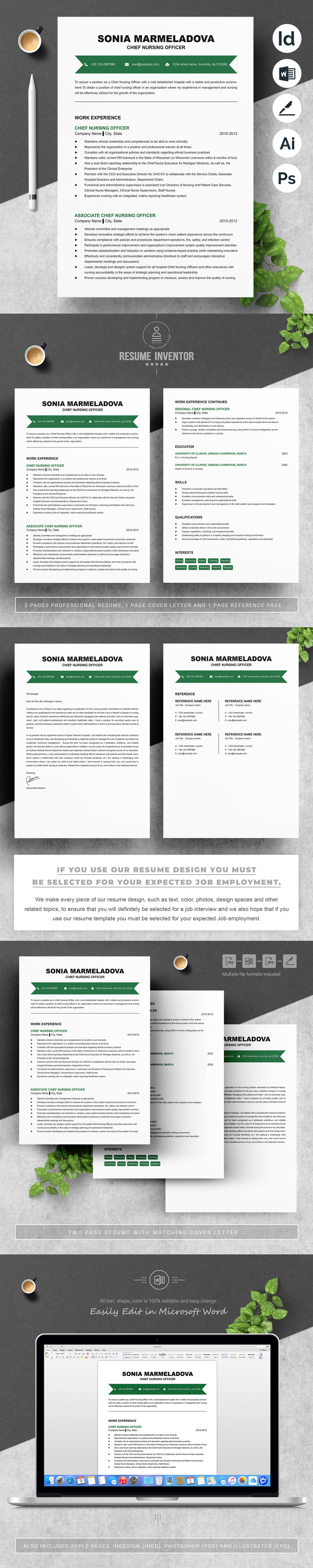 Simple And Clean Resume Template Design - TemplateMonster