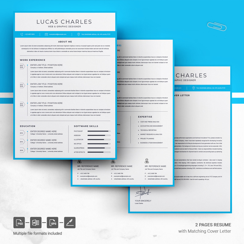 LUCAS CHARLES / Resume Template #194223 - TemplateMonster
