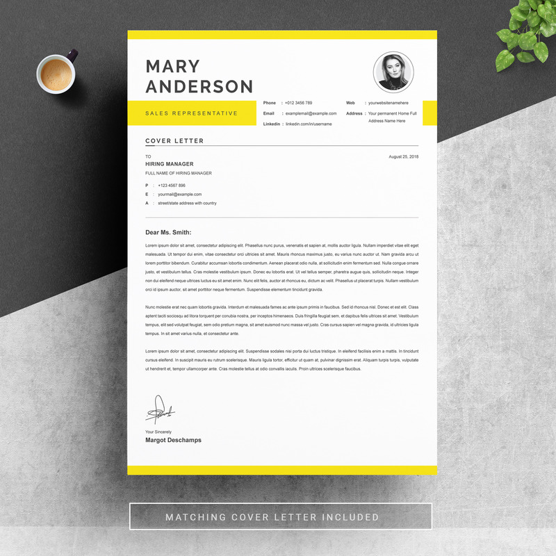 Mary Anderson / Modern Resume Template - TemplateMonster