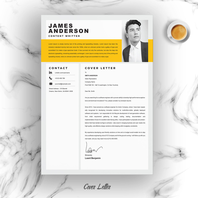 James Anderson / CV Template #198801 - TemplateMonster