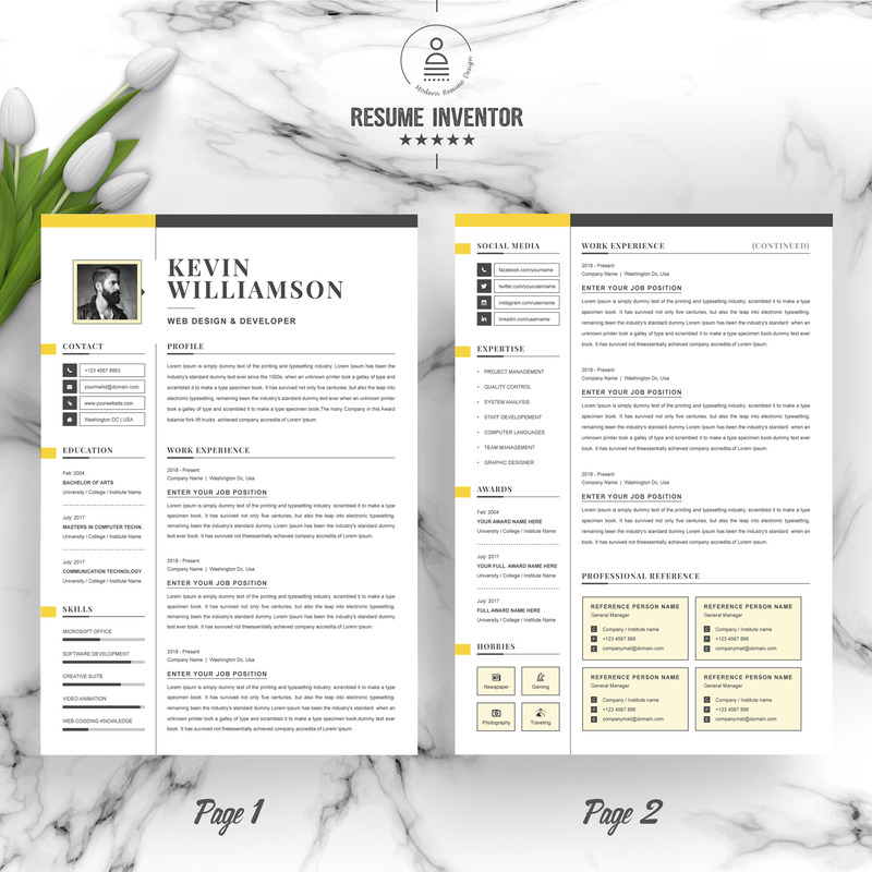 Kevin Williamson / Resume Template #218816 - TemplateMonster