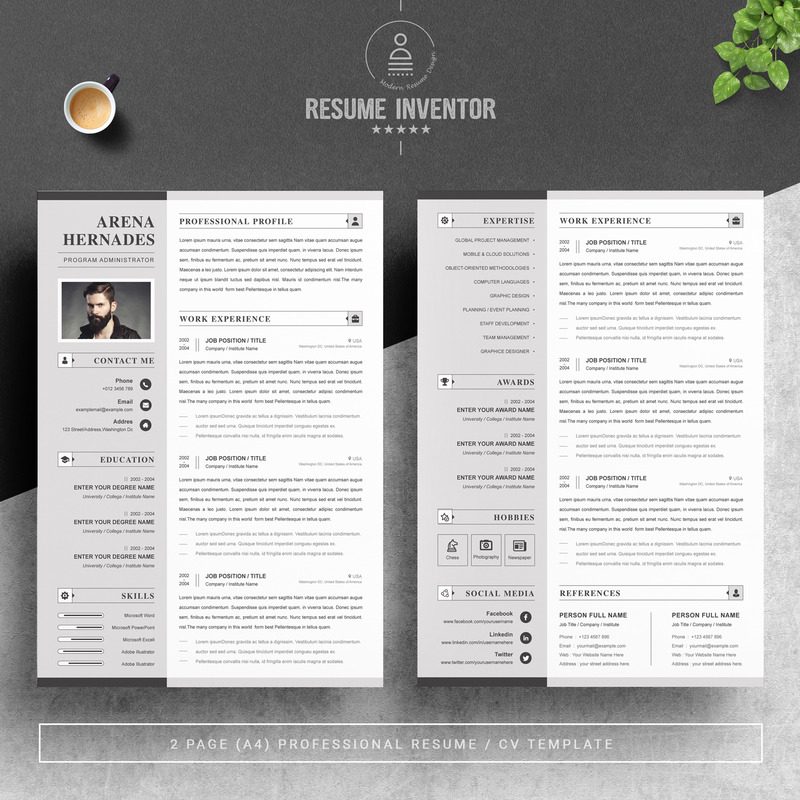 Arena Hernades / Resume Template #221880 - TemplateMonster