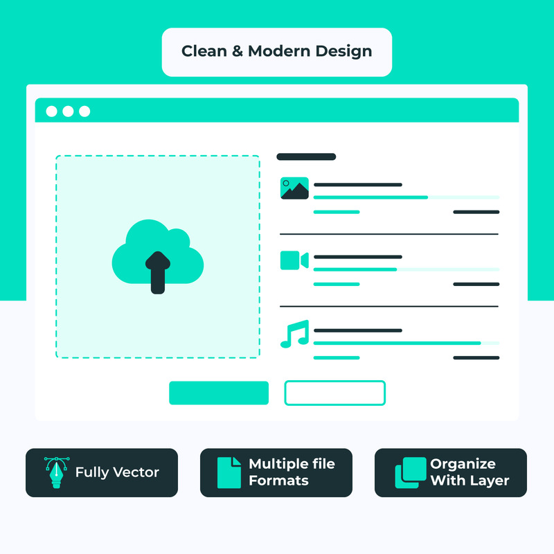 File Upload & Management System Concept design