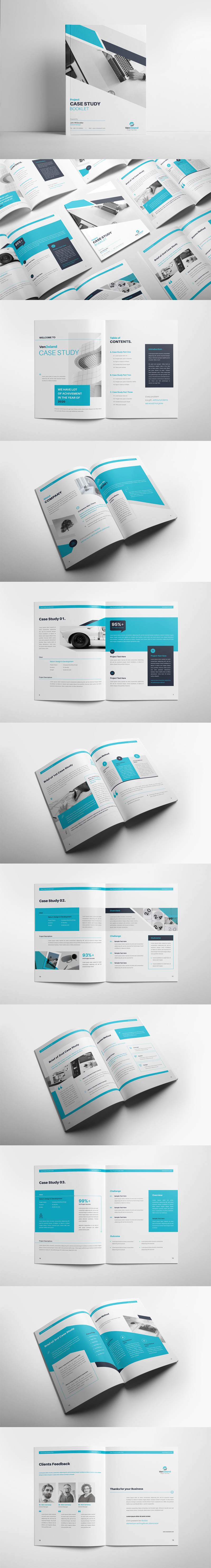 20 Pages Case Study Booklet #367044 - TemplateMonster