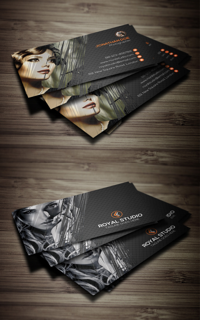 Photography Business Card Template #288077 - TemplateMonster
