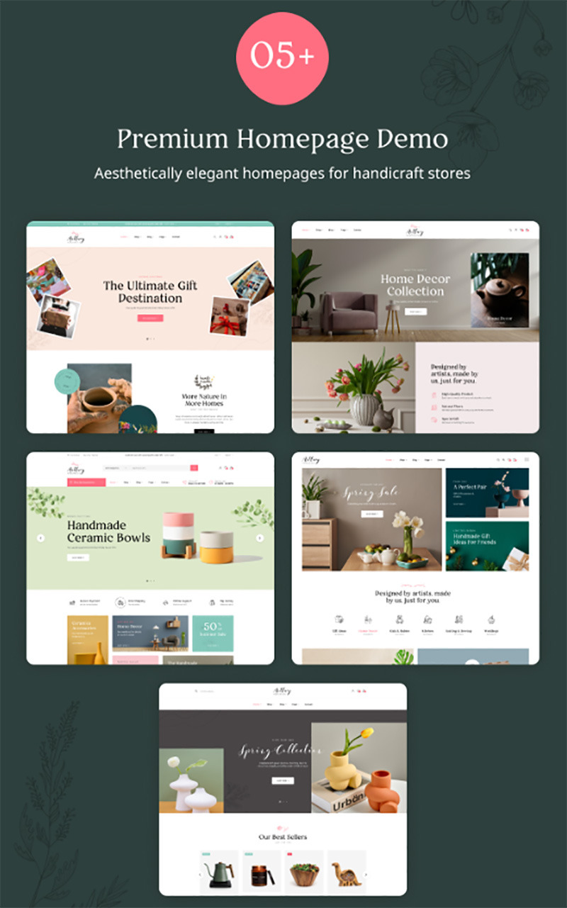 Artfusy – Handmade & Crafts Shop Shopify Theme
