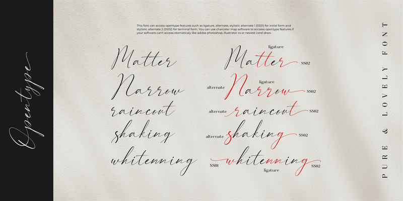 Pure & Lovely - Pretty Calligraphy - TemplateMonster